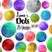 Watercolor Circles Clipart Dots Download Instant Download - Etsy