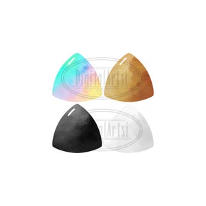 Watercolor Triangles Clipart - Triangle Shapes Download - Instant ...