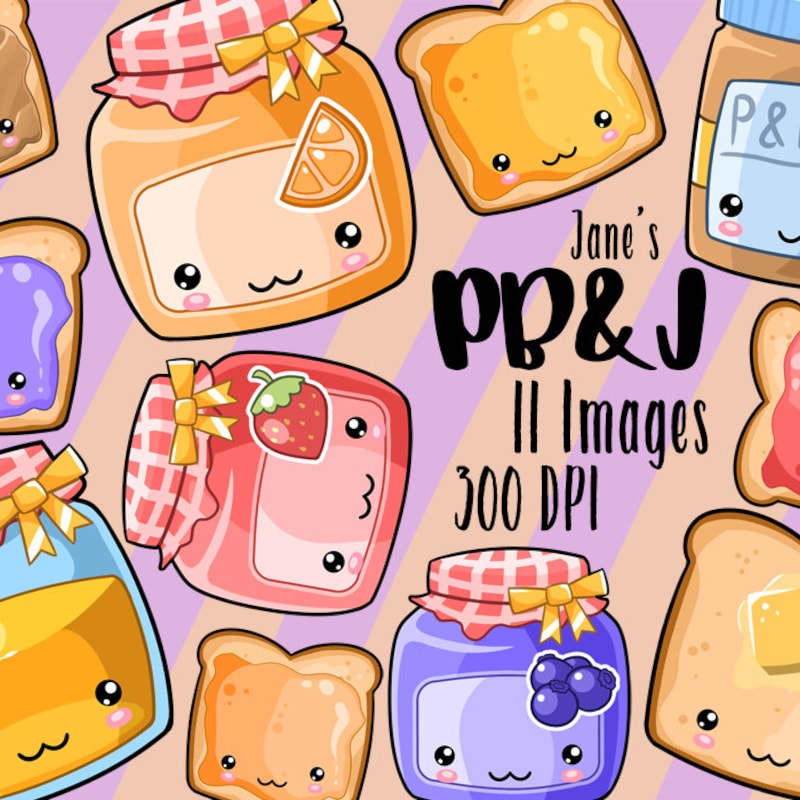 Pbj Clipart - Etsy