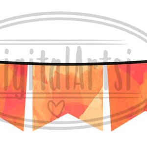 Watercolor Bunting Clipart - Bunting Download - Instant Download ...