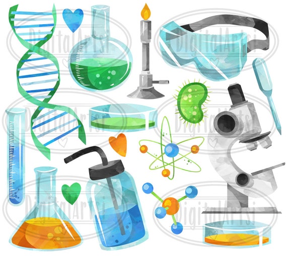 Provette Scientifiche Clipart