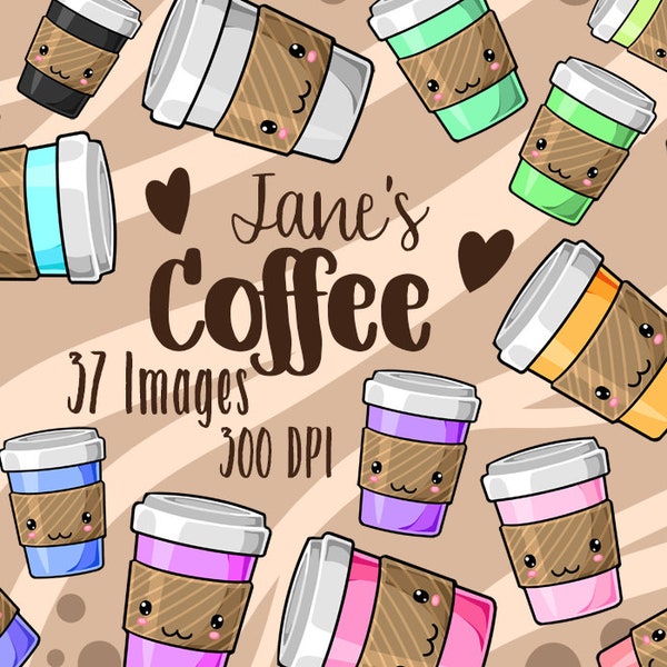Coffee Clipart - Etsy