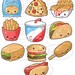 Kawaii Junk Food Clipart - Cute Fast Food Download - Kawaii Design ...