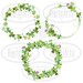 Watercolor Clovers Clipart - Cute Shamrock Download - Instant Download ...