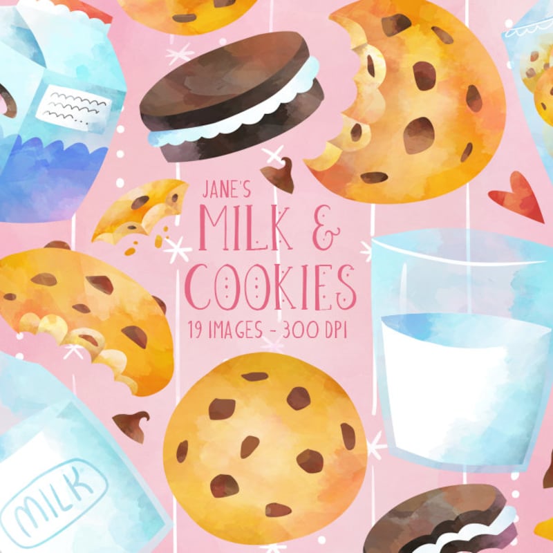 Cookies Clipart - Etsy