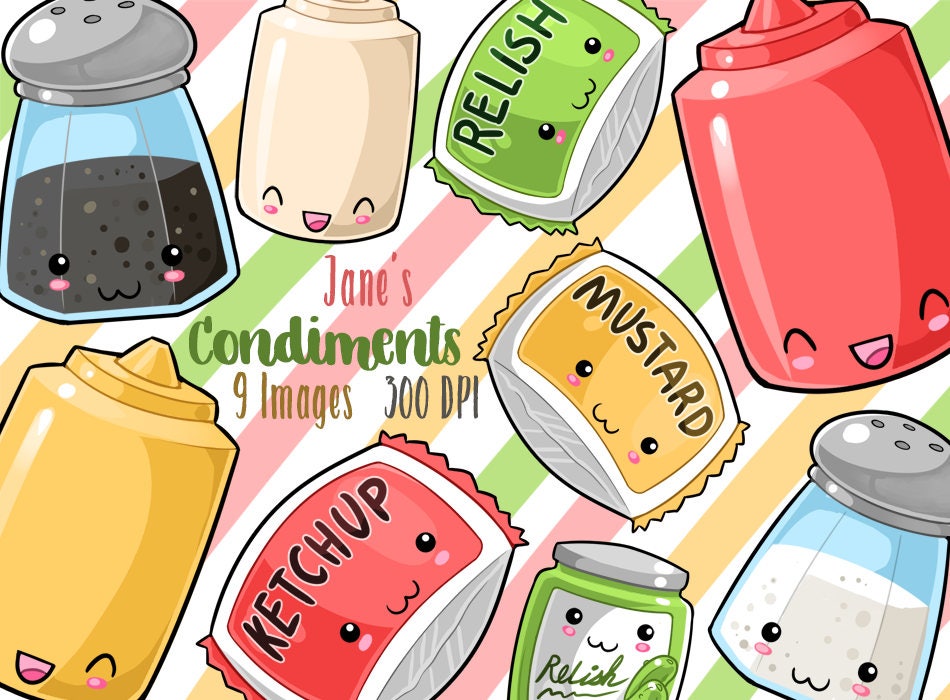 Cute Ketchup Clipart