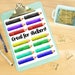 Watercolor Colored Pencils Clipart - School Items Download - Instant ...