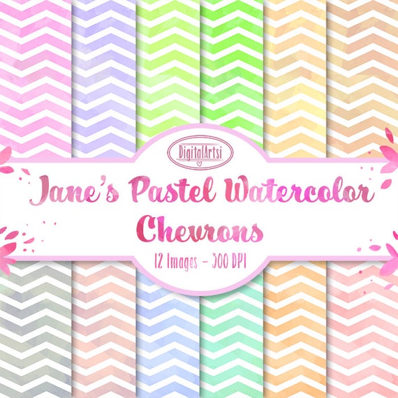 Pastel Chevron Pattern