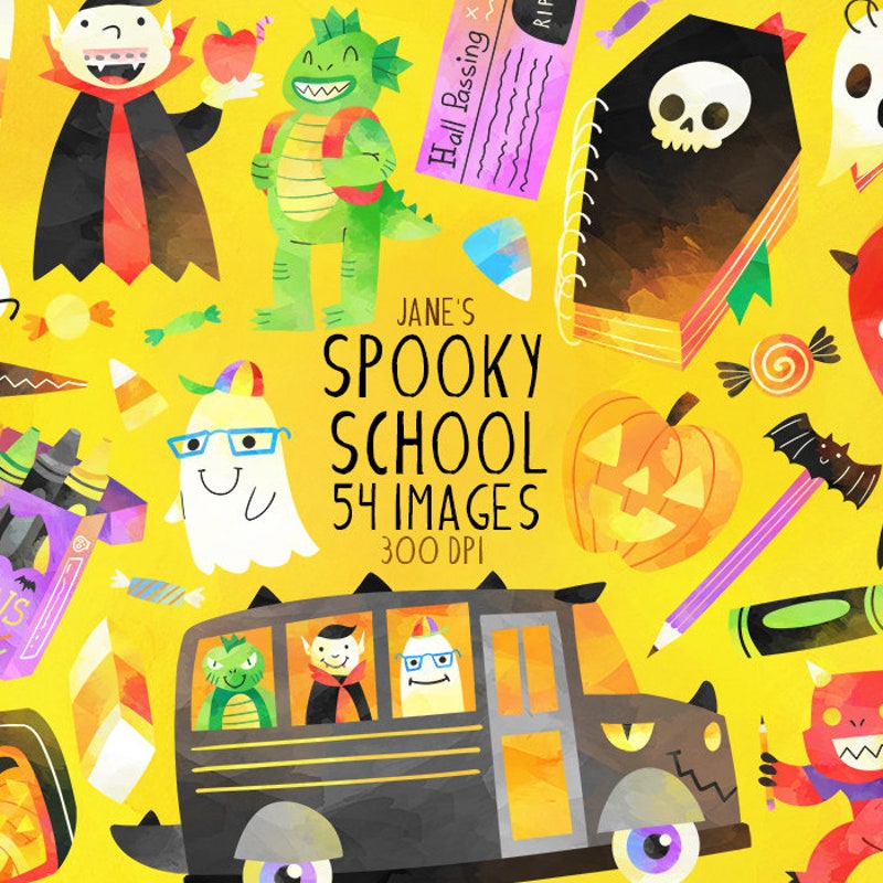 Halloween Clipart - Etsy