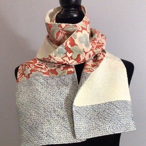 Vintage Japanese Silk Kimono Scarf. - Etsy