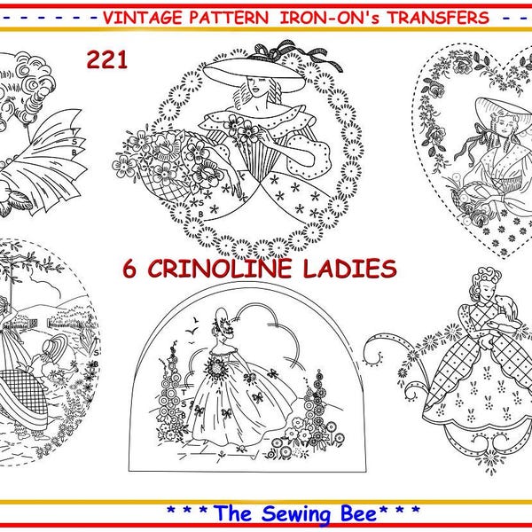 Crinoline Transfer - Etsy