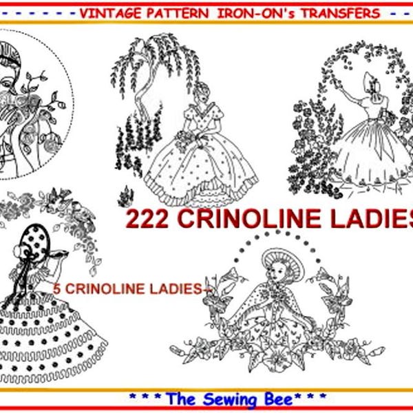 Crinoline Transfer - Etsy