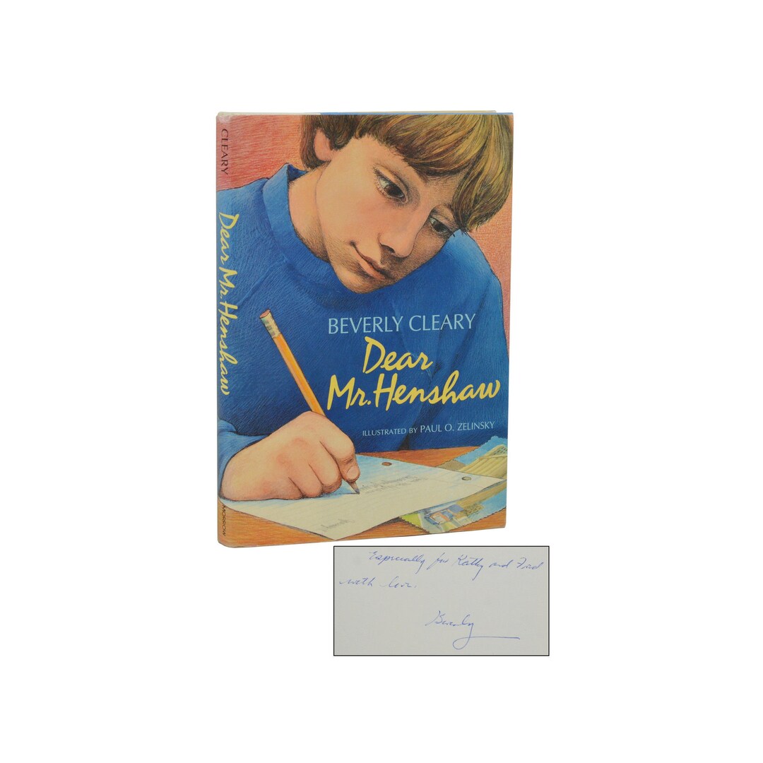 Dear Mr. Henshaw ~ BEVERLY CLEARY ~ Signed First Edition ~ 1st Printing ...