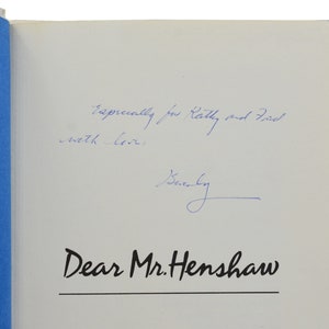 Dear Mr. Henshaw ~ BEVERLY CLEARY ~ Signed First Edition ~ 1st Printing ...