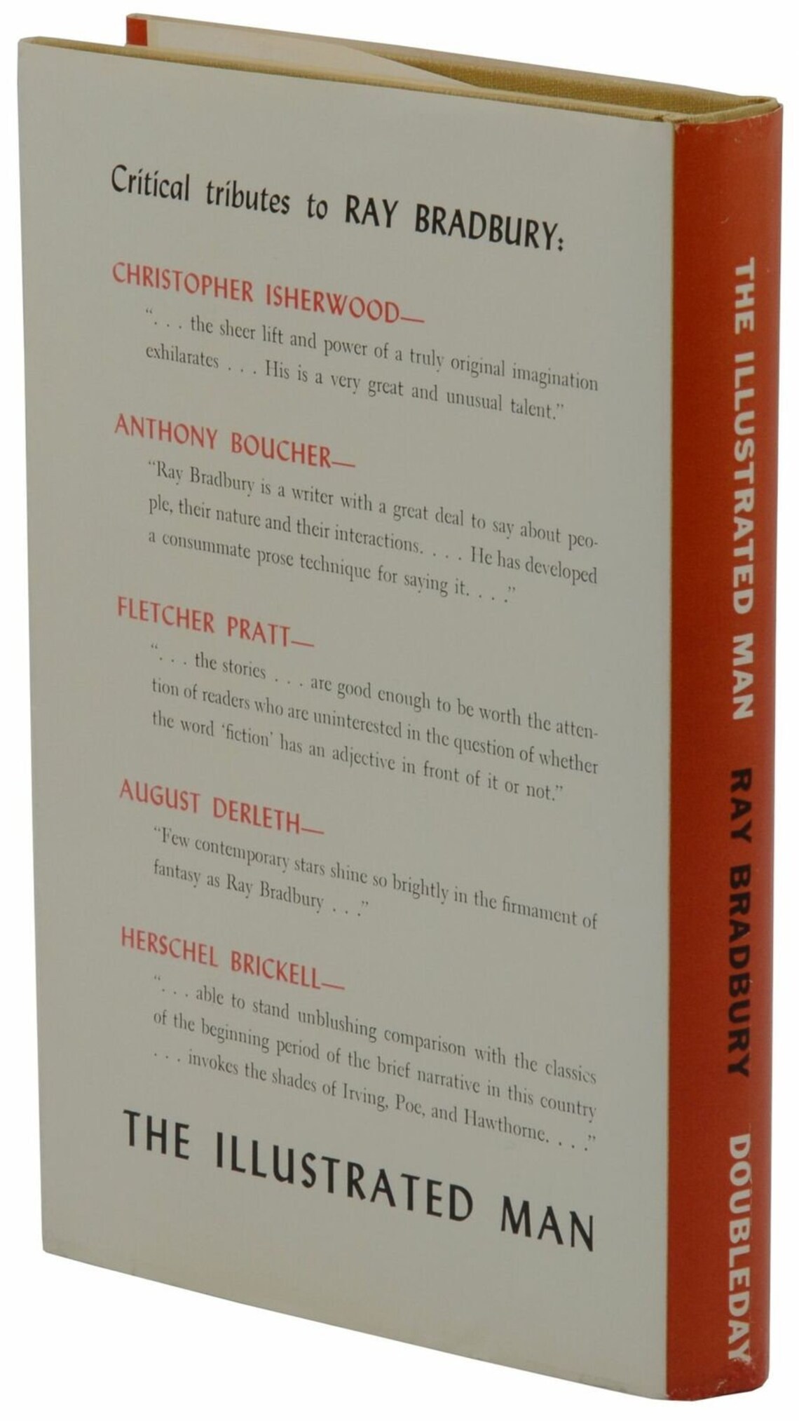 The Illustrated Man RAY BRADBURY First Edition 1st Printing 1951 - Etsy