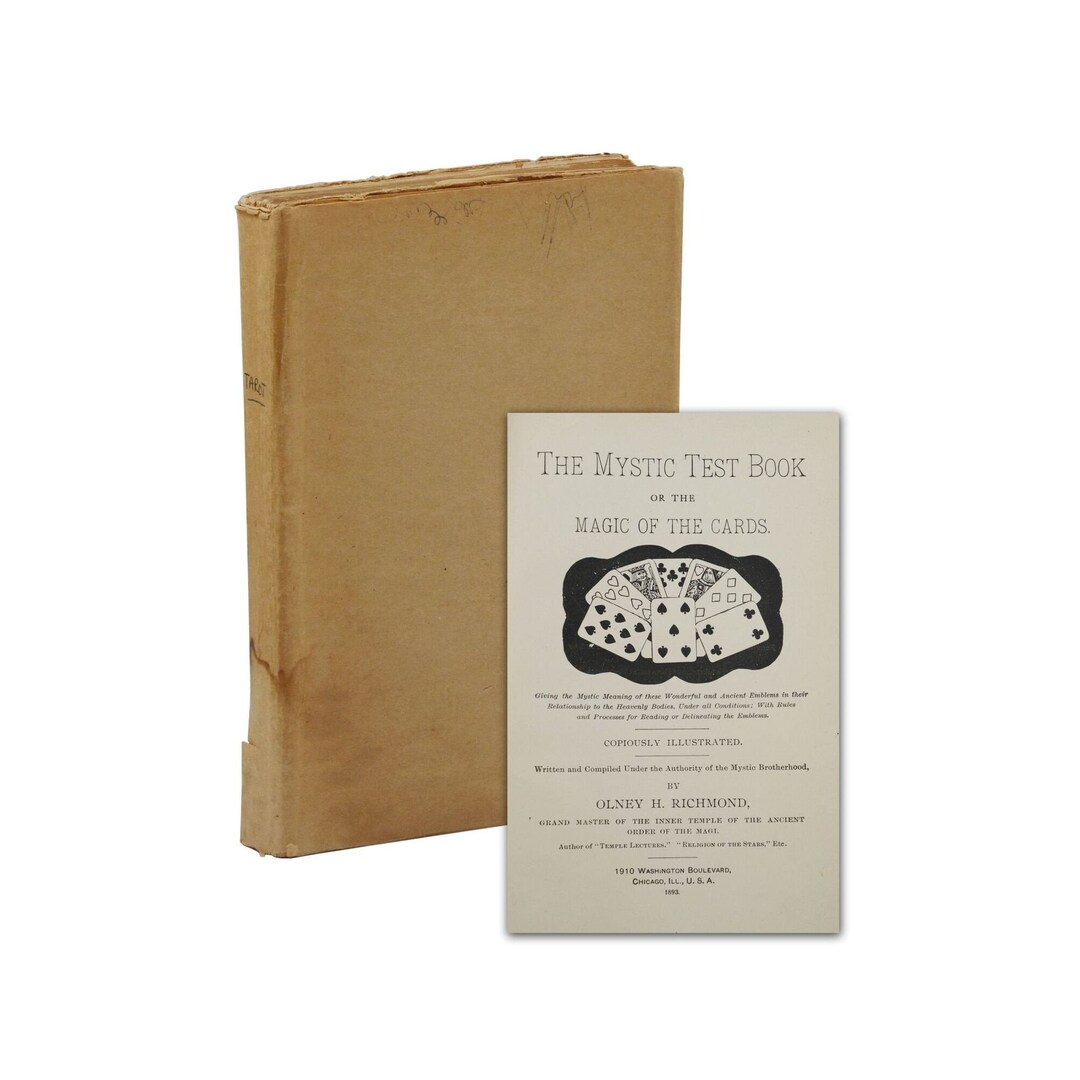 The Mystic Test Book or the Magic of the Cards ~ OLNEY H. RICHMOND ...