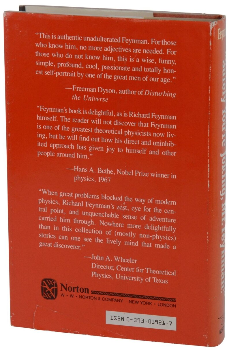 Surely You're Joking Mr. Feynman ~ SIGNED by RICHARD P FEYNMAN ~ Second ...