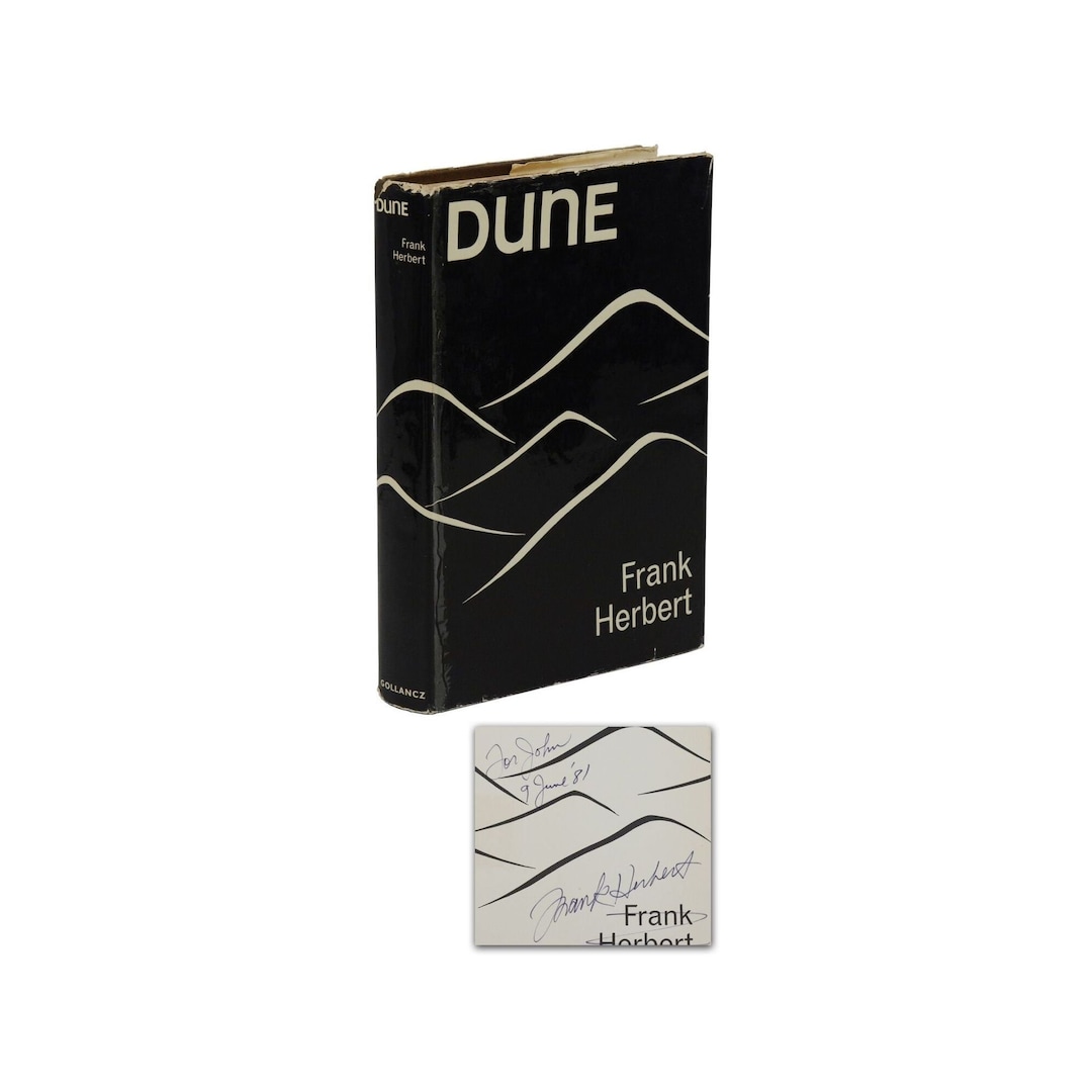 Dune by Frank HERBERT ~ SIGNED First UK Edition 1965 ~ 1st Printing - Etsy