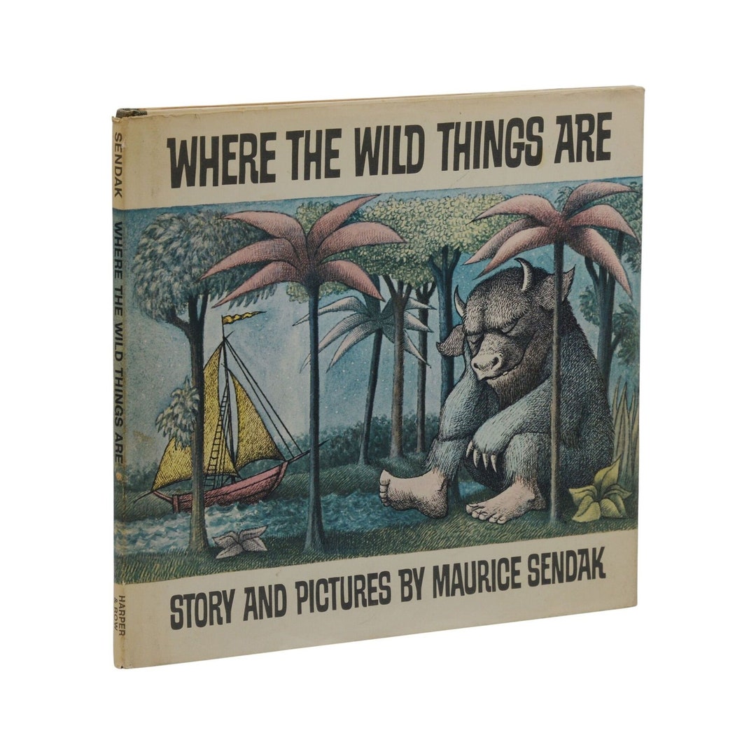 Where the Wild Things Are ~ MAURICE SENDAK ~ First Edition ~ 1st Printing ~ 1963 - Etsy