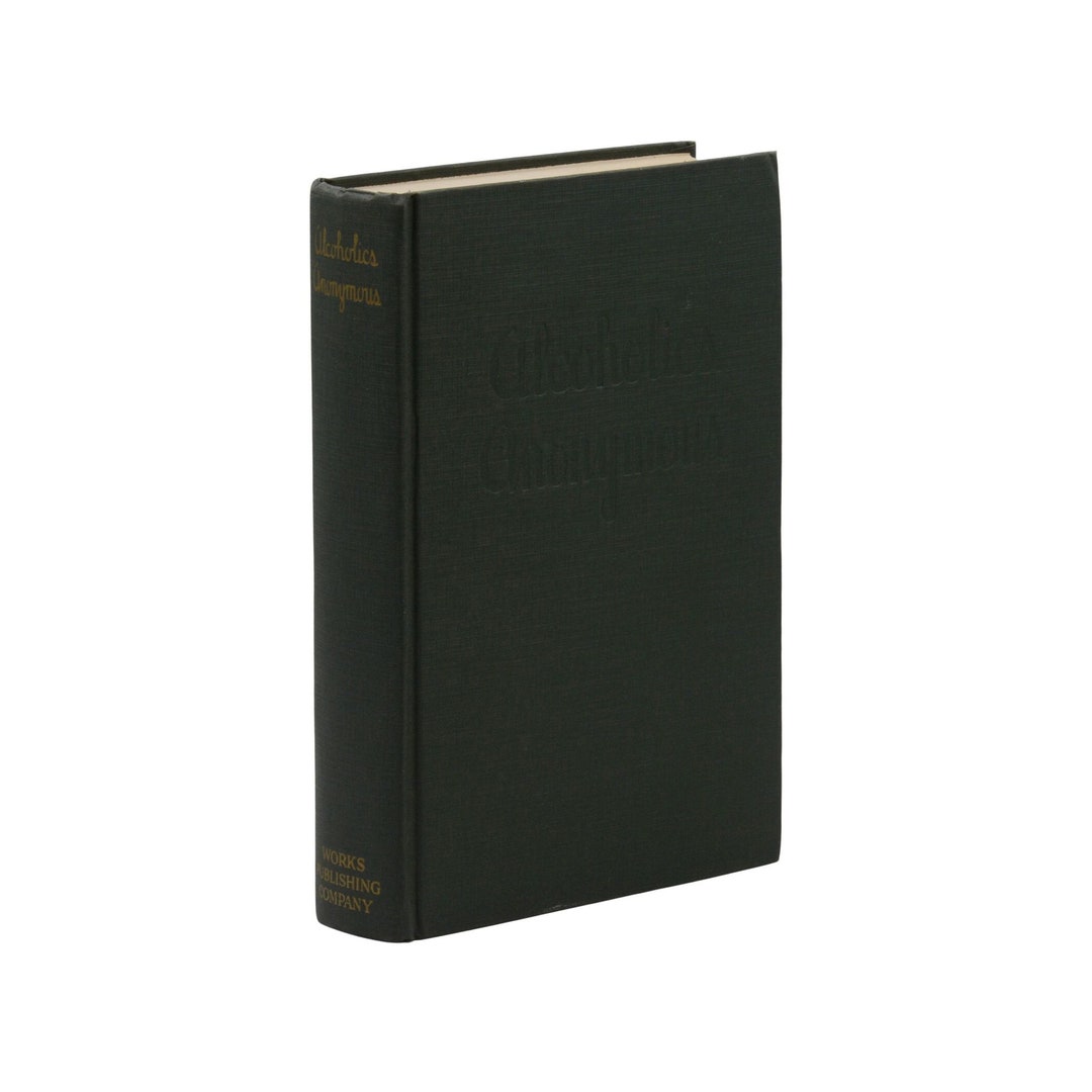 Alcoholics Anonymous AA Big Book ~ First Edition 4th Printing 1943 ...
