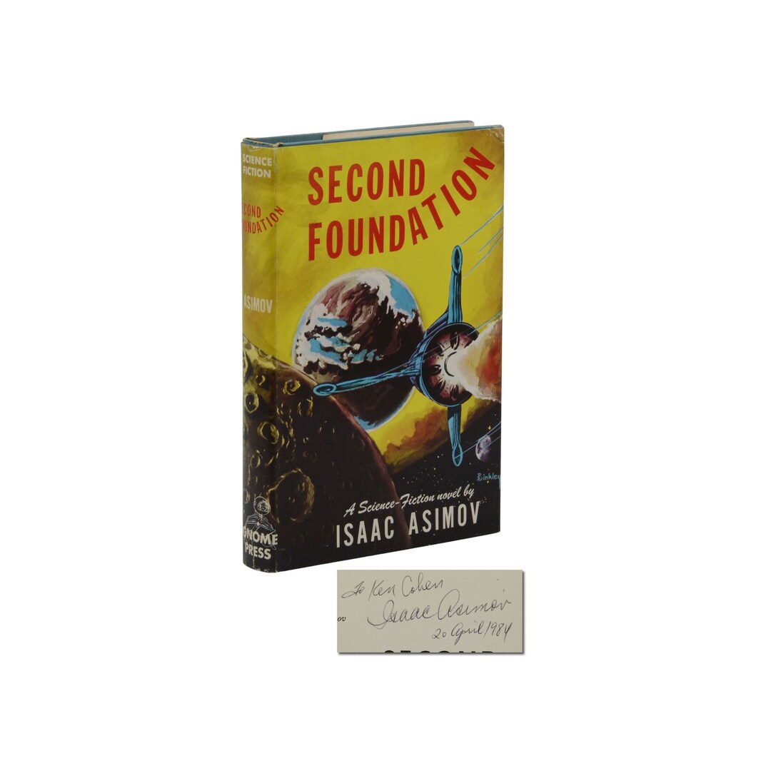 Second Foundation ~ SIGNED by ISAAC ASIMOV ~ First Edition ~ 1st Printing 1953 - Etsy