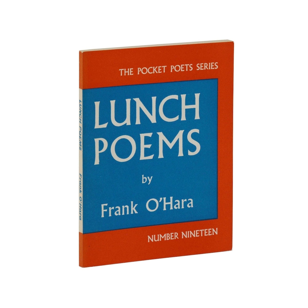 Lunch Poems by FRANK O'HARA ~ First Edition 1964 ~ Fine 1st Pocket ...