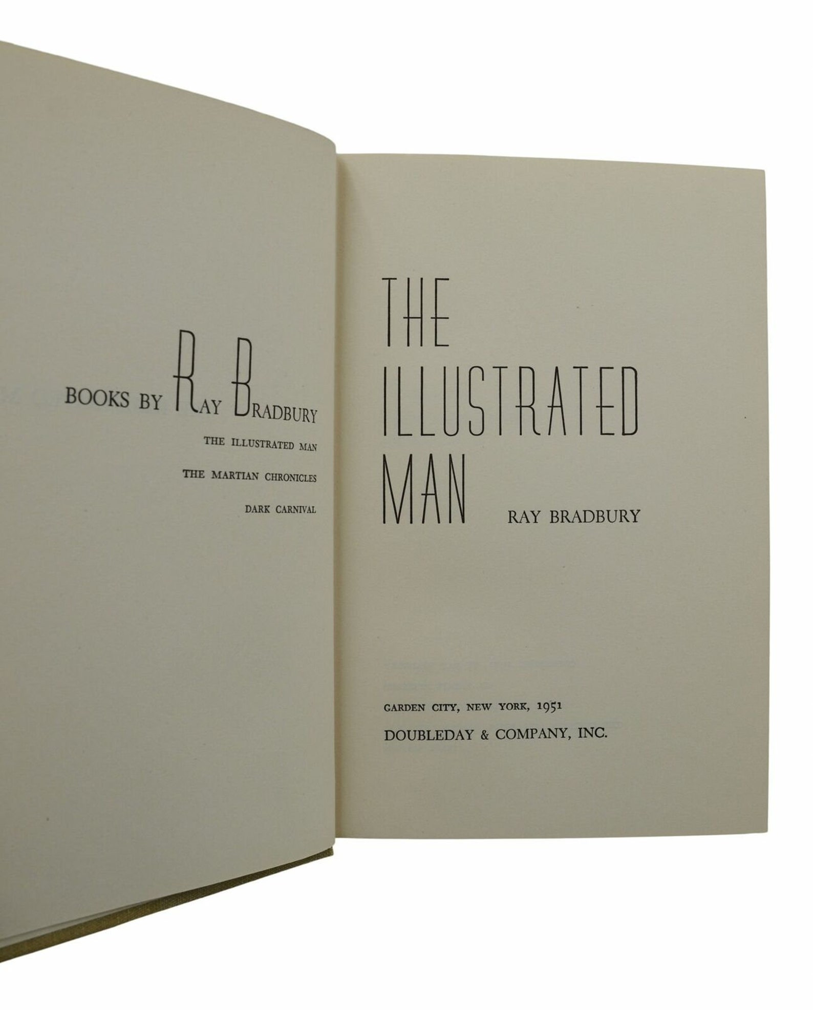 The Illustrated Man RAY BRADBURY First Edition 1st Printing 1951 - Etsy