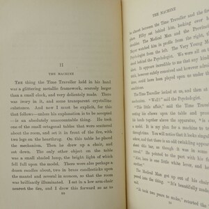 The Time Machine H. G. WELLS First Edition 1st Issue W/ 16 Pp. Ads 1895 ...