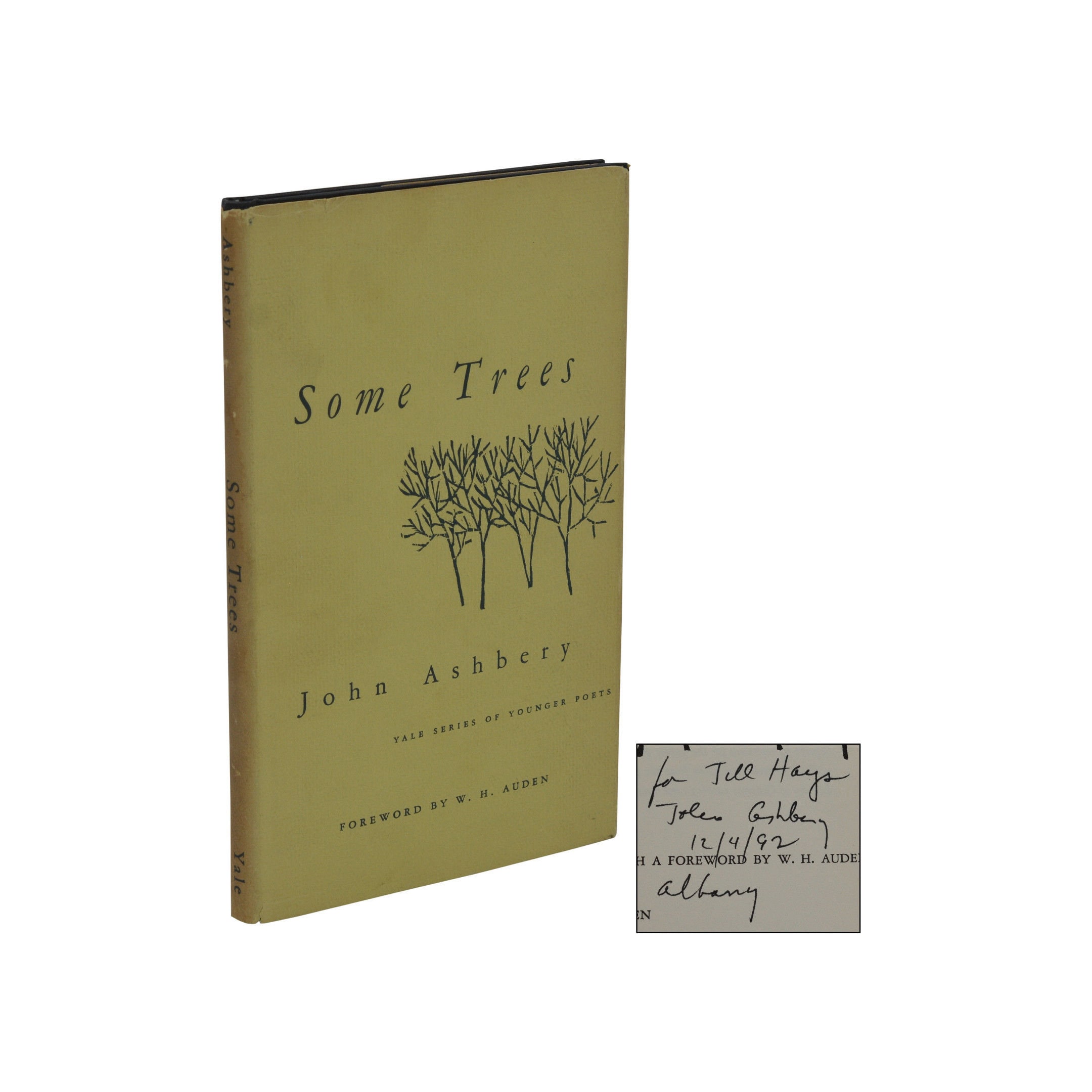 Some Trees ~ SIGNED by JOHN ASHBERY ~ First Edition 1st 1956 Yale ...