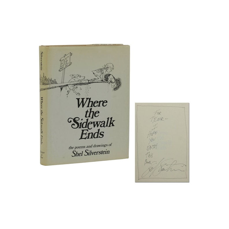 Where the Sidewalk Ends ~ SIGNED by SHEL SILVERSTEIN ~ Autographed ...