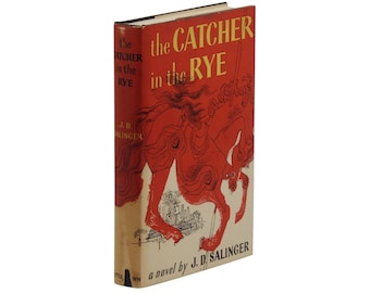 The Catcher in the Rye by J.D. Salinger HCDJ - Etsy