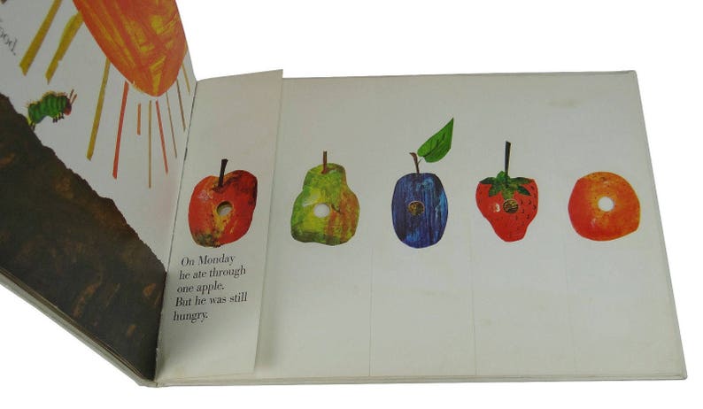 The Very Hungry Caterpillar ~ ERIC CARLE ~ True First Edition 1st ...