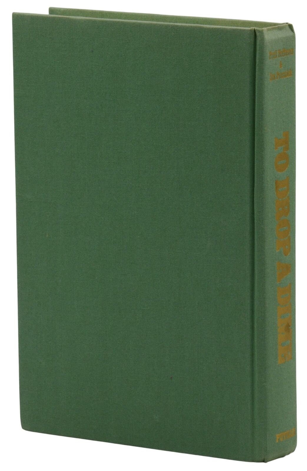 To Drop a Dime SIGNED by PAUL HOFFMAN Ira Pecznick First - Etsy