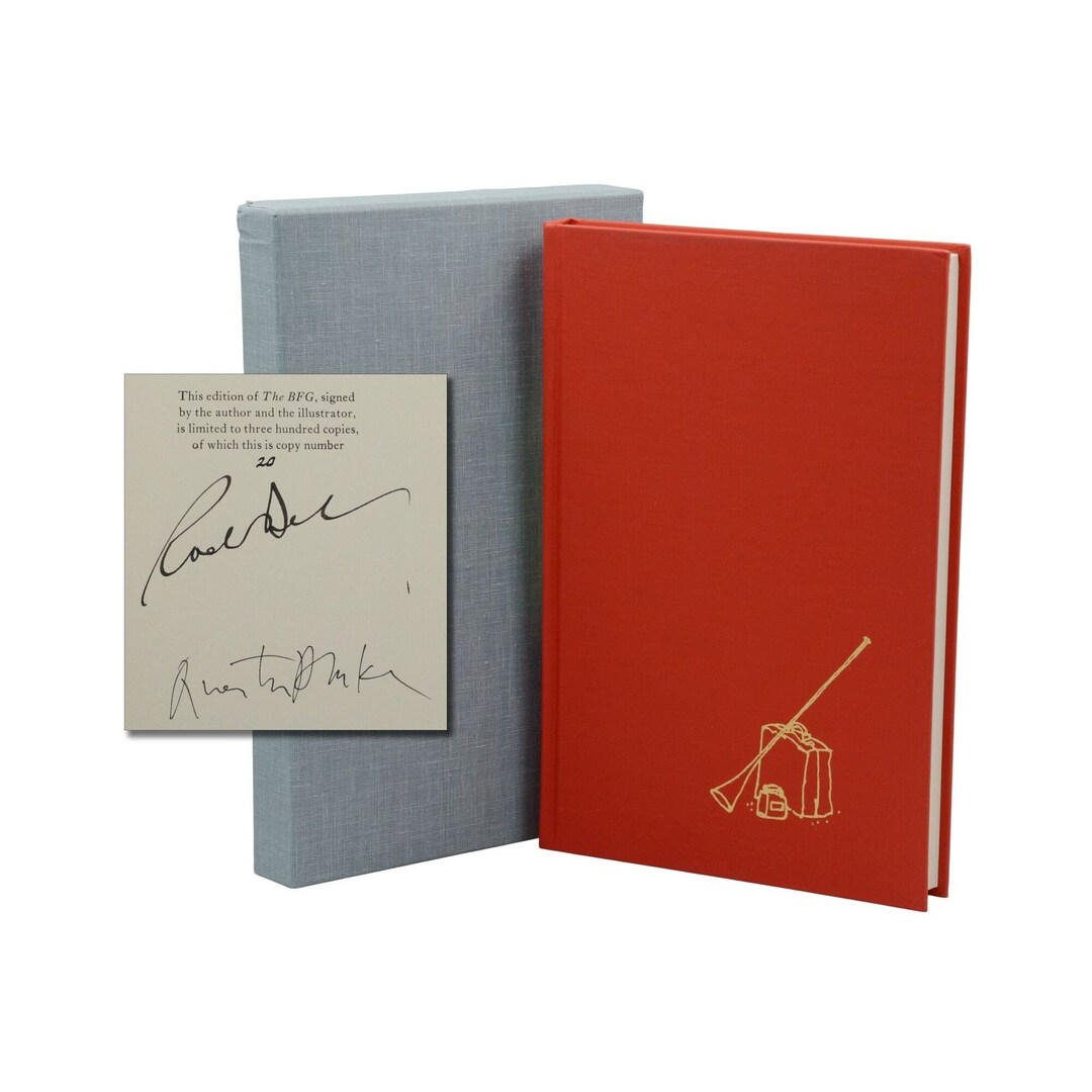 The BFG ~ by ROALD DAHL ~ Deluxe Signed Limited First American Edition ...