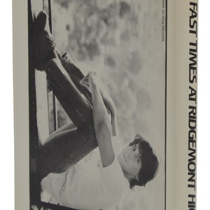 Fast Times at Ridgemont High ~ SIGNED by CAMERON CROWE First Edition ...