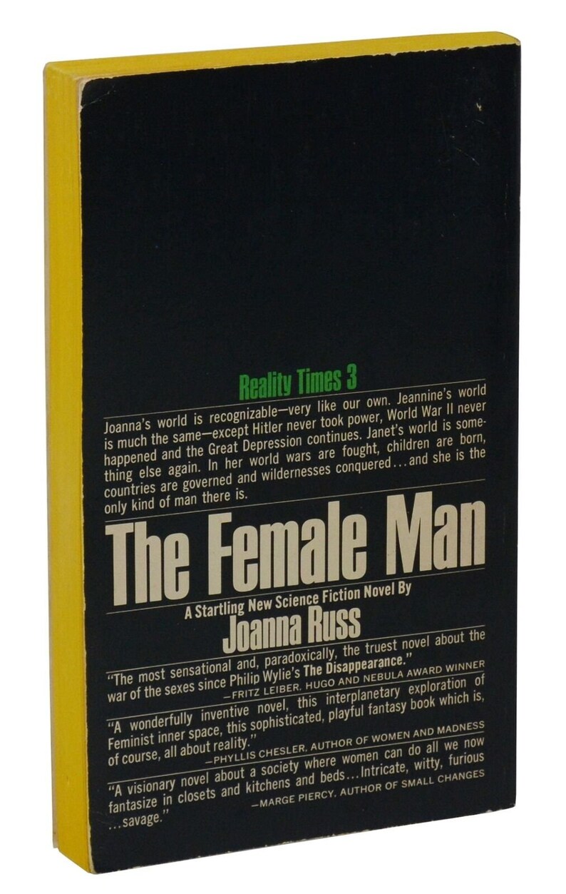 The Female Man by JOANNA RUSS SIGNED First Edition 1975 Feminist Sci-fi 1st - Etsy