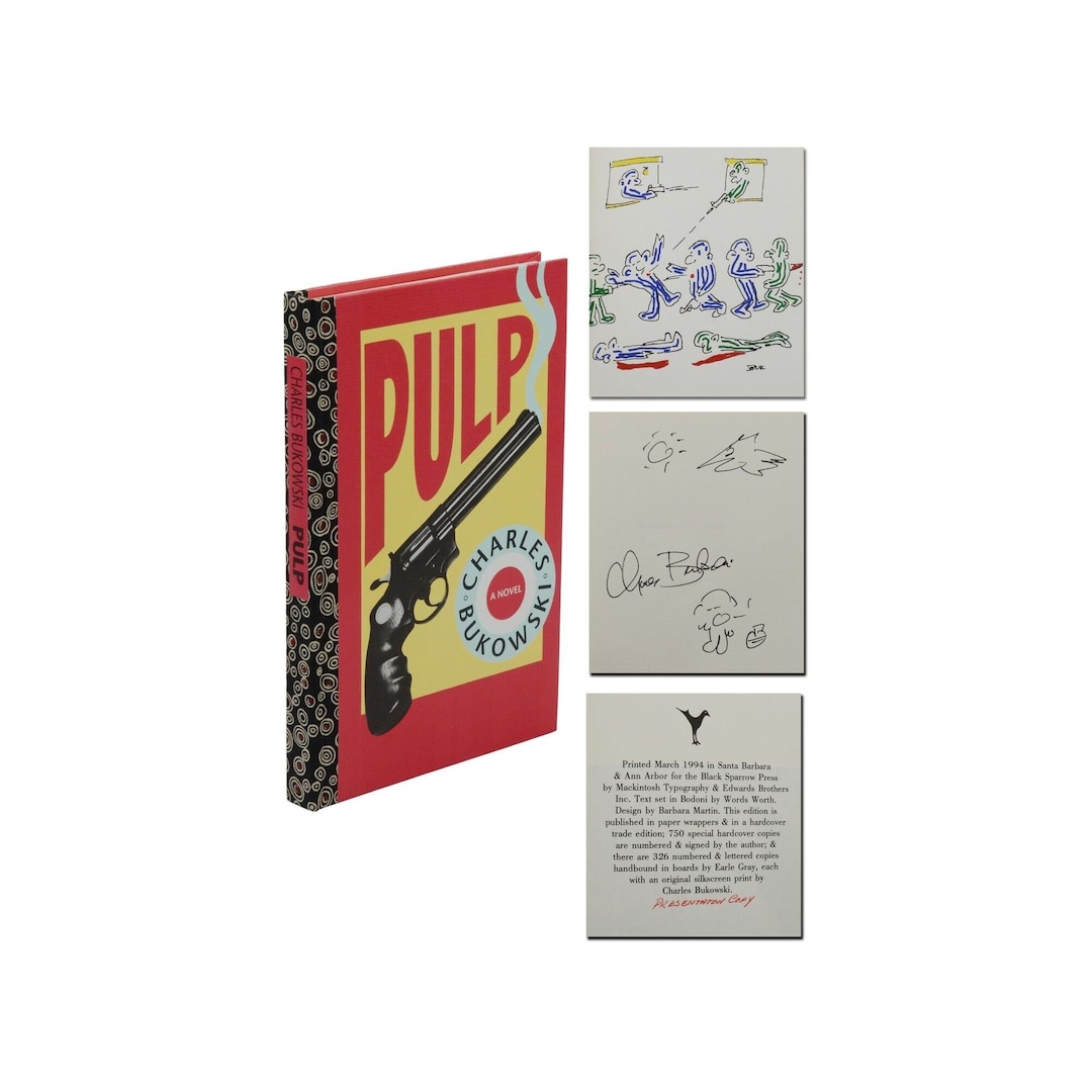 Pulp ~ SIGNED by CHARLES BUKOWSKI ~ Limited Presentation First Edition ...