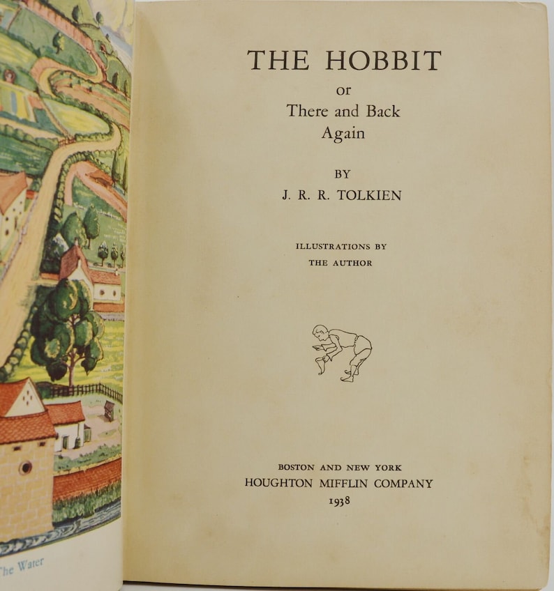 The Hobbit by J. R. R. TOLKIEN First American Edition 1st - Etsy