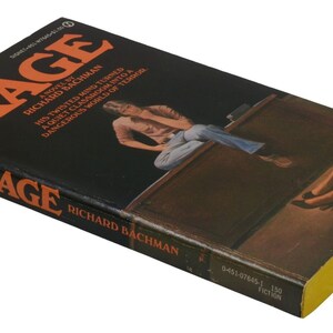 Rage ~ SIGNED by Stephen King Writing as RICHARD BACHMAN First Edition ...