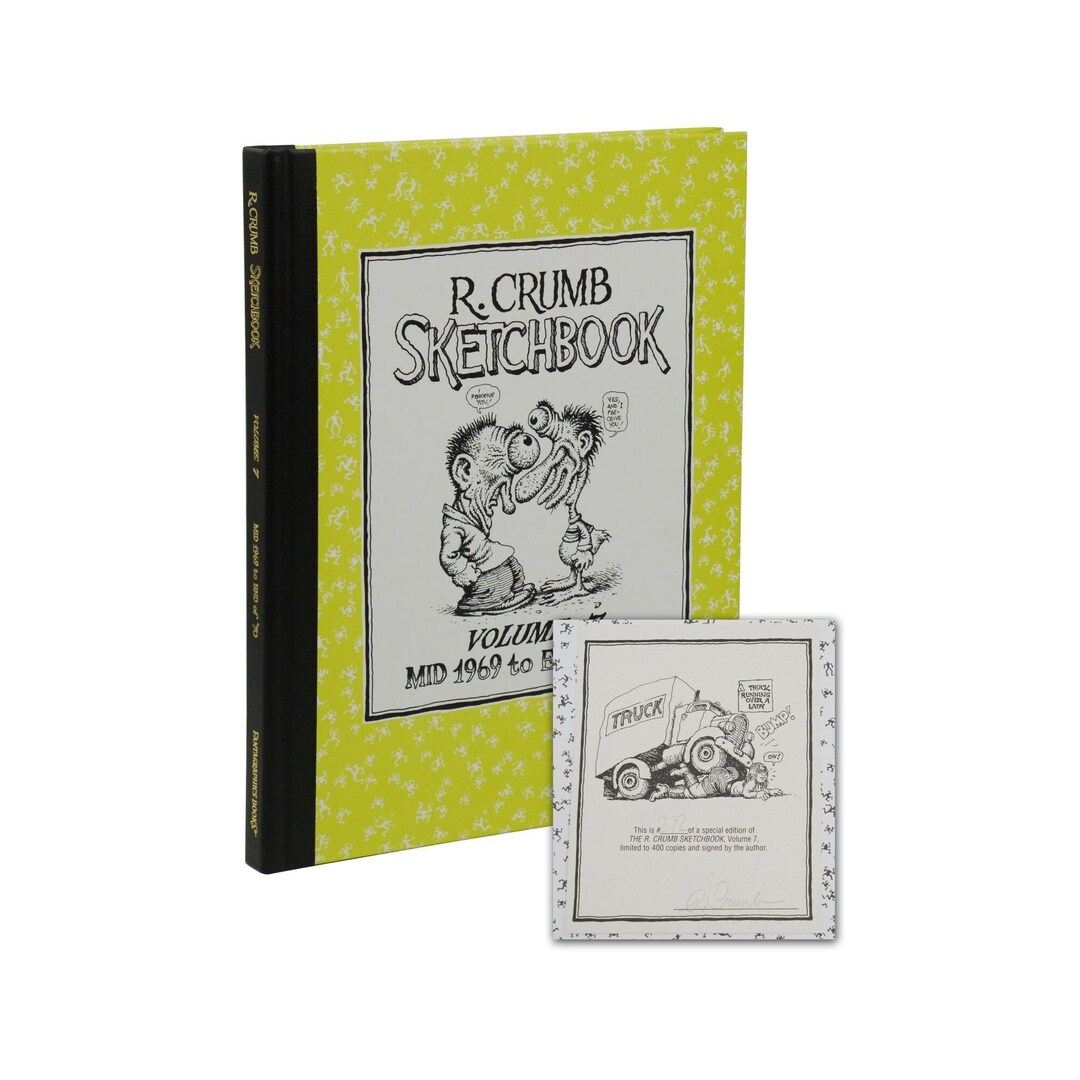 ROBERT CRUMB ~ Sketchbook Volume 7 ~ SIGNED First Edition 1999 ~ R. 1st ...