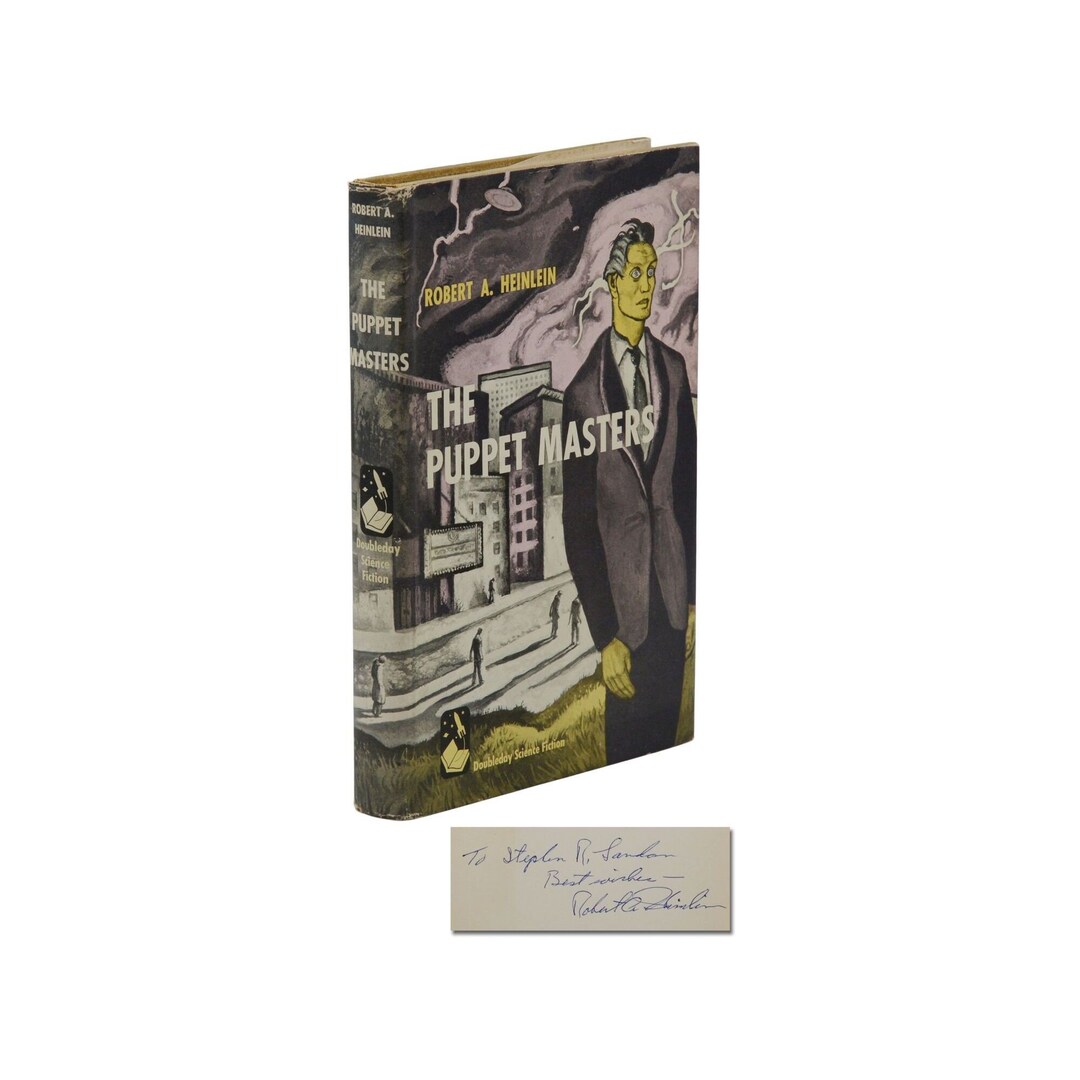 The Puppet Masters ~ SIGNED by ROBERT A. HEINLEIN ~ First Edition ~ 1st ...