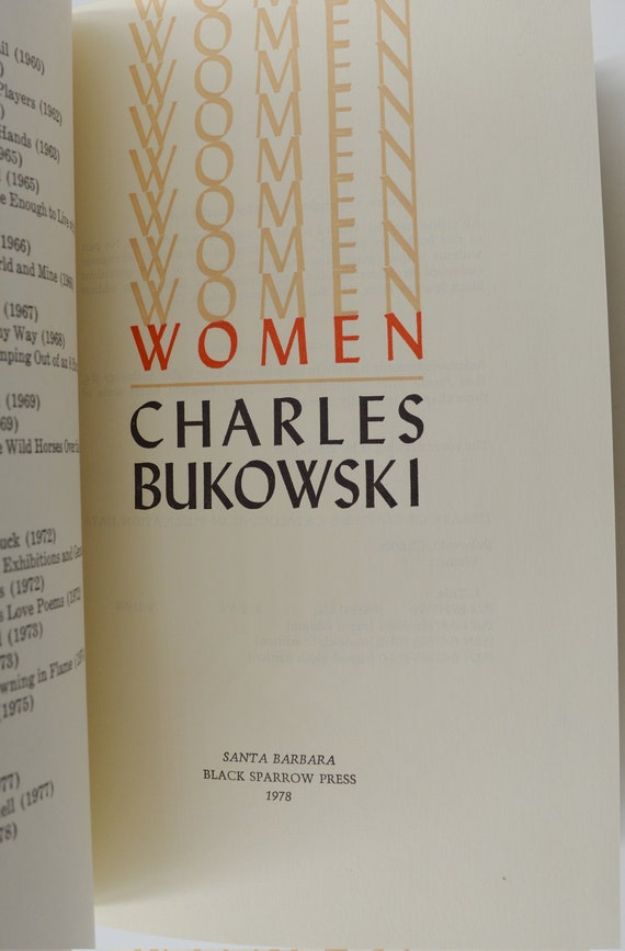 Charles Bukowski Women