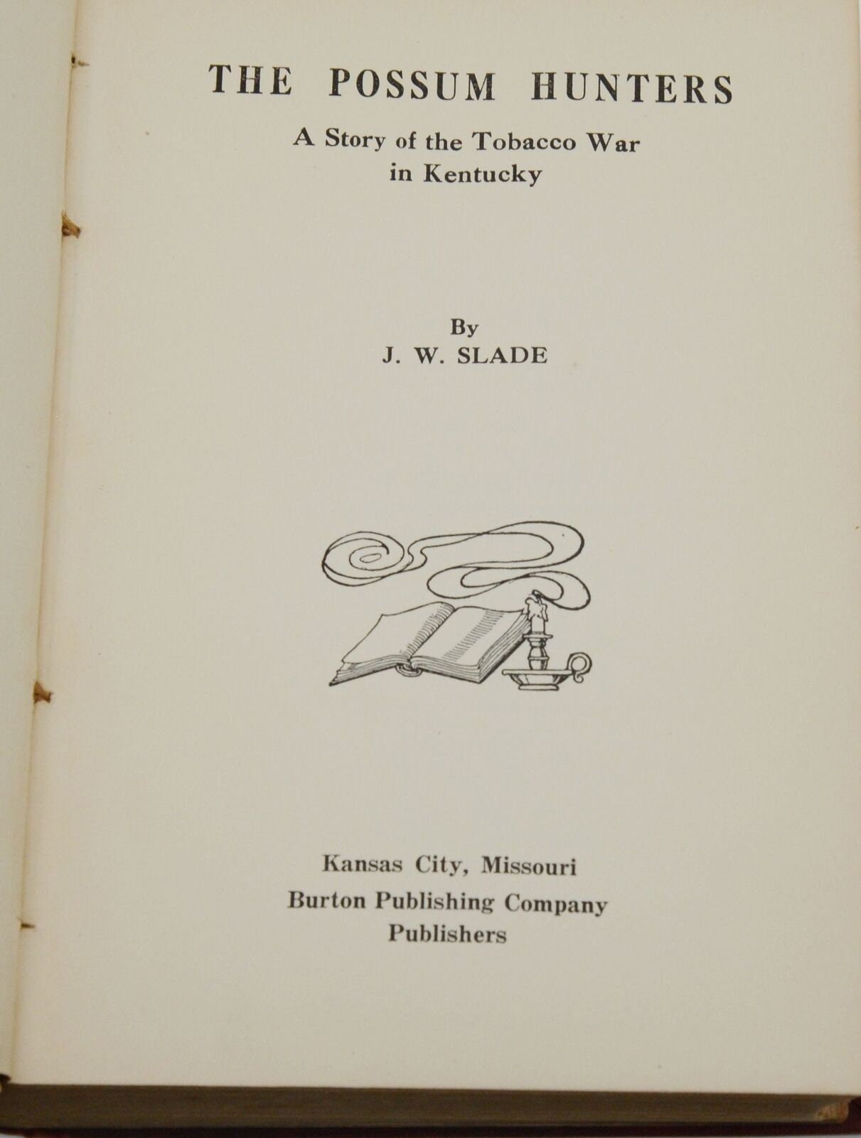 The Possum Hunters by J.W. SLADE First Edition 1920 Kentucky - Etsy