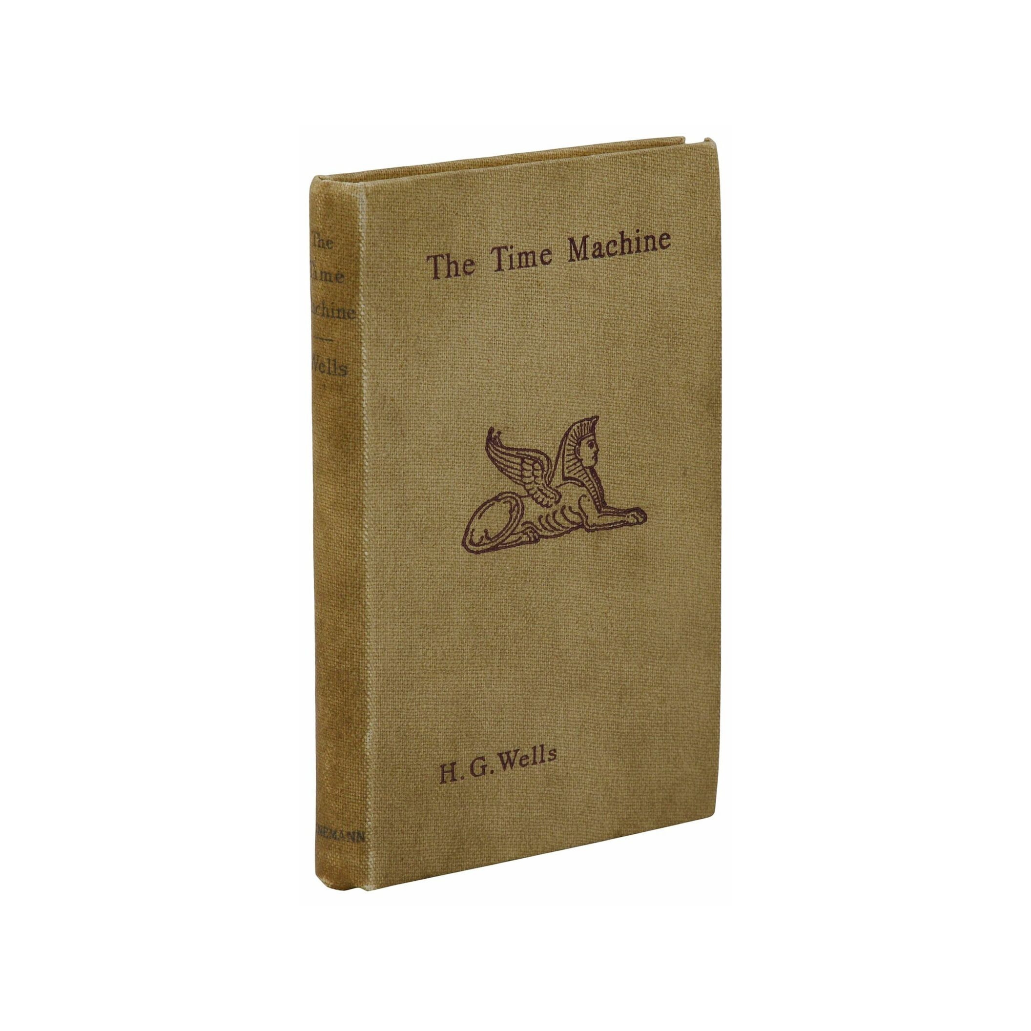 The Time Machine H. G. WELLS First Edition 1st Issue W/ 16 Pp. Ads 1895 ...