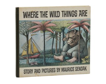 Where the Wild Things Are. 1963 First Edition Vintage Children's Book by Maurice Sendak. - Etsy