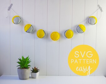 PDF Felt Montessori Moon Phases Toy DIY Montessori Playmat - Etsy