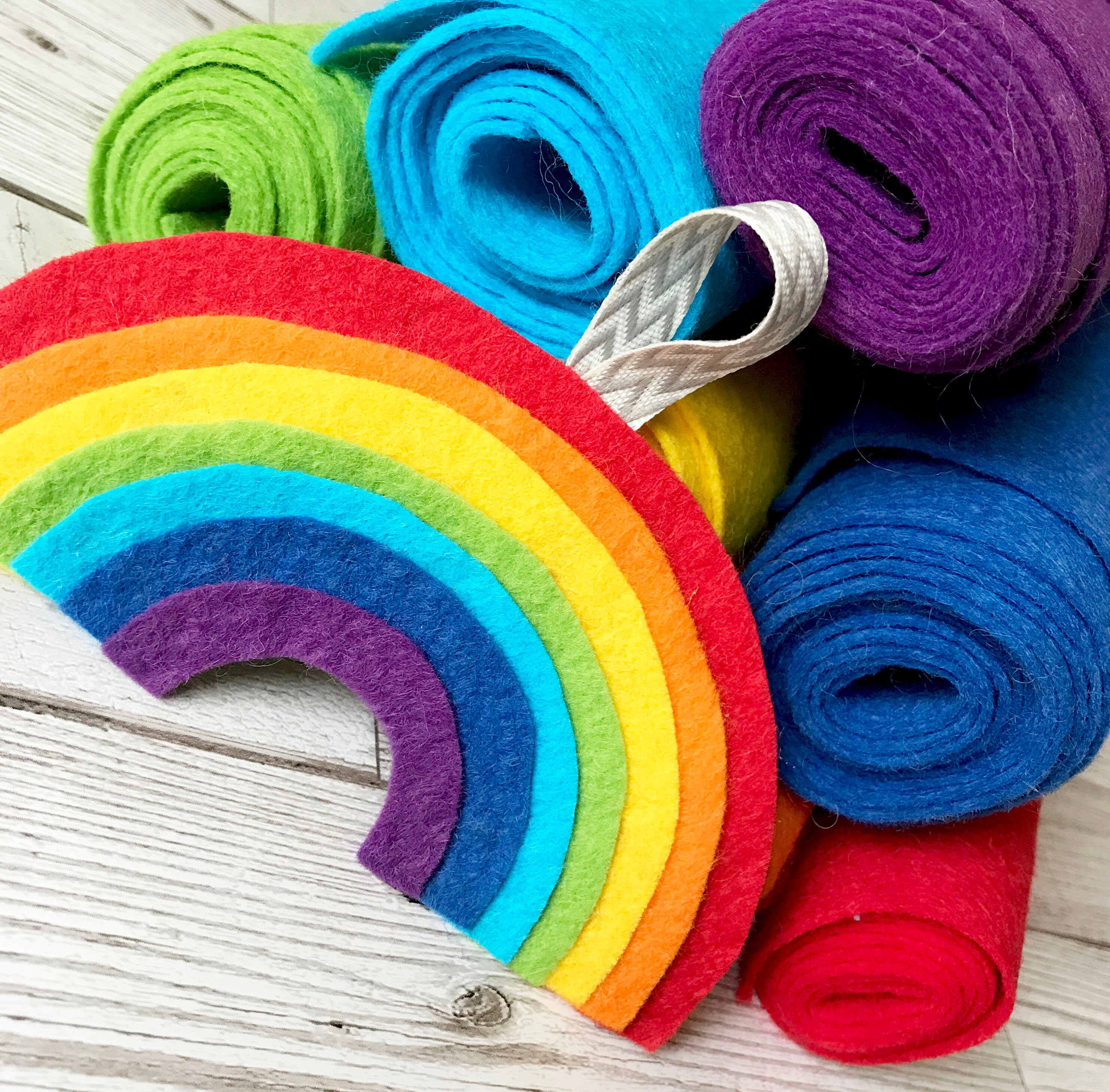 Felt Rainbow Christmas Decoration First Christmas Baby - Etsy