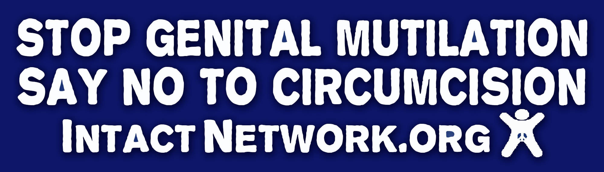 Stop Genital Mutilation Say NO to Circumcision Bumper Sticker | Etsy