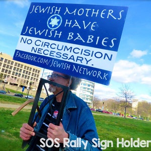 No One Wants LESS Penis - Circumcision Intactivist Rally March Sign - Etsy