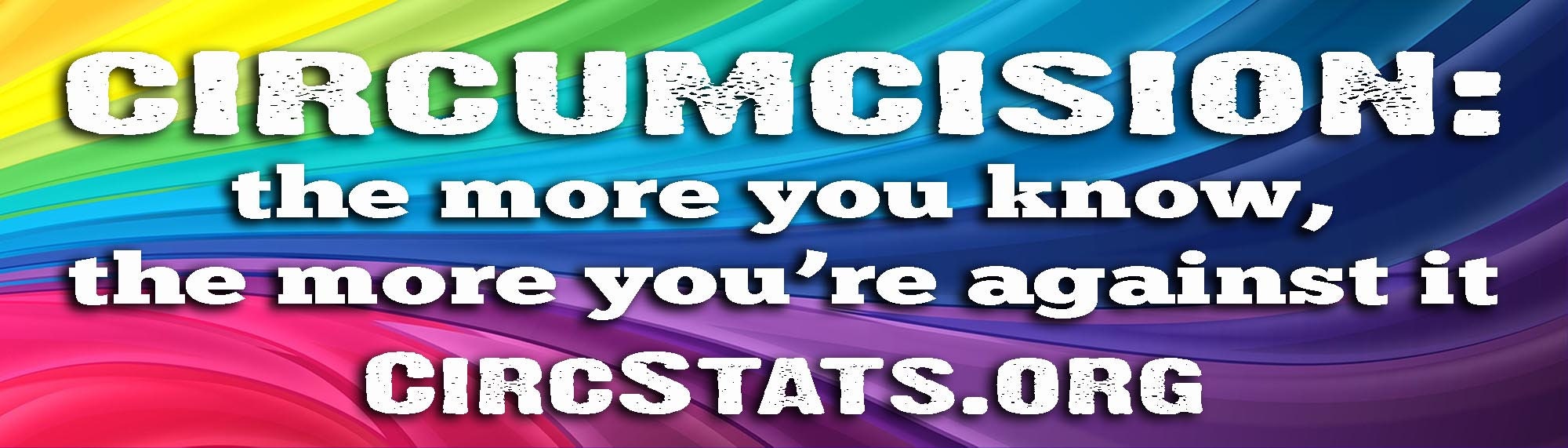 Circumcision: the More You Know... Intactivist Bumper Sticker - Etsy